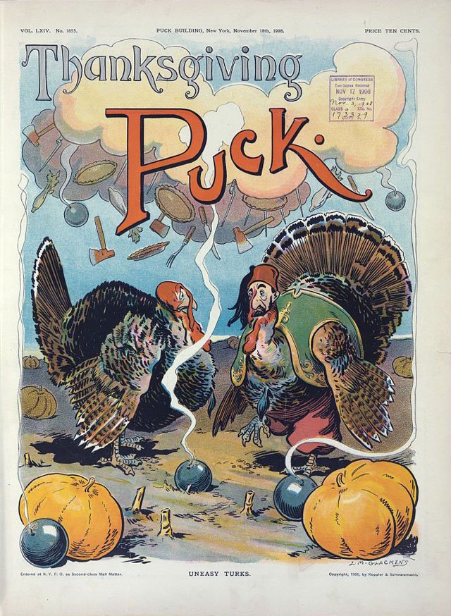 Time Capsule: Puck Magazine Thanksgiving Political Covers, 1894-1913 ...