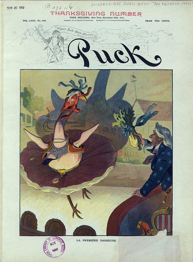 Time Capsule: Puck Magazine Thanksgiving Political Covers, 1894-1913 ...