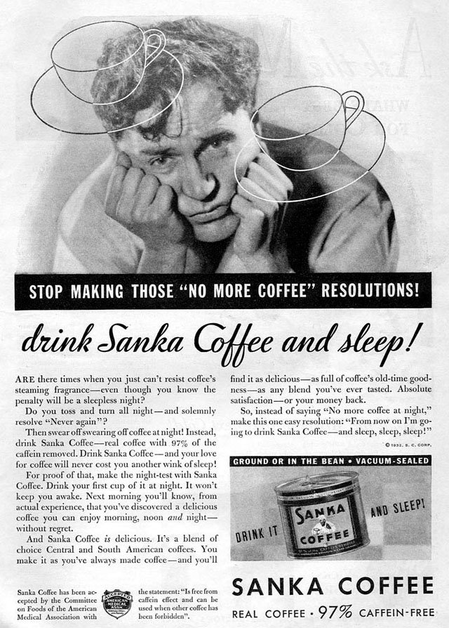 Retrotisements: Sanka Coffee Edition – The Man in the Gray Flannel Suit