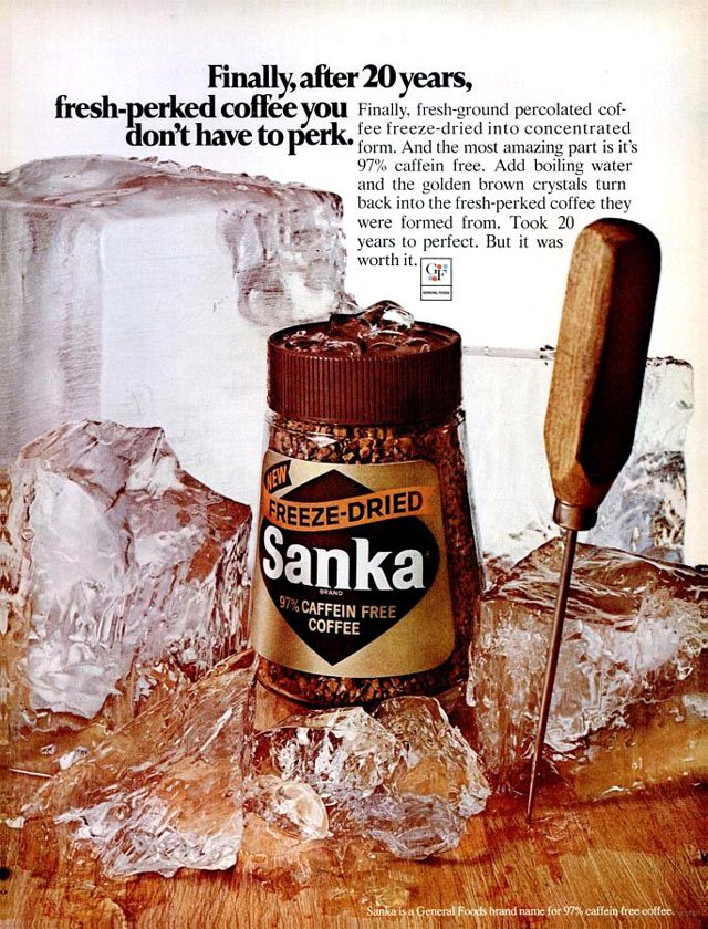Retrotisements: Sanka Coffee Edition – The Man in the Gray Flannel Suit
