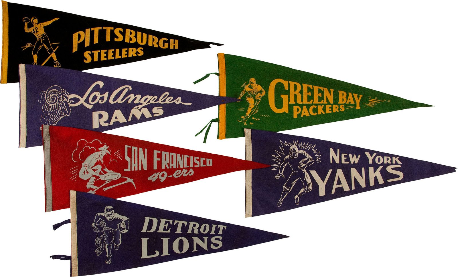 Behold These Vintage NFL Team Pennants from the Early 1950s – The Man ...