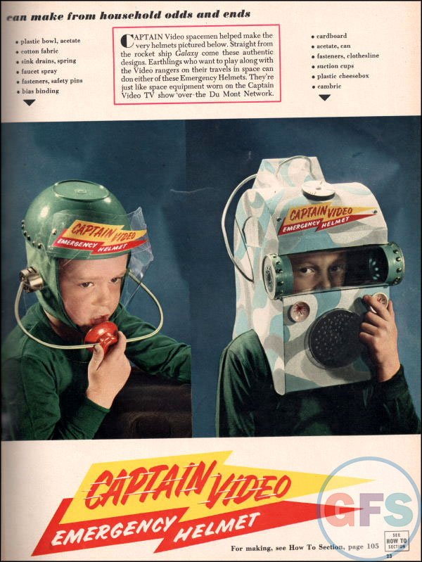 Make Your Own 1950s Space Patrol Helmets! – The Man in the Gray Flannel ...