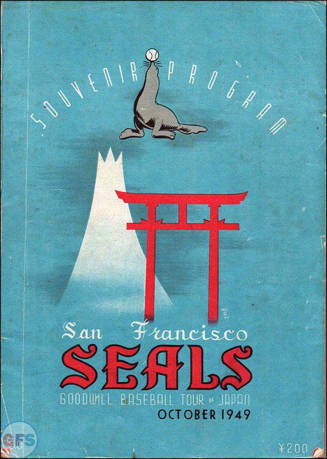 Beautiful 1949 San Francisco Seals Baseball Program – The Man in the ...
