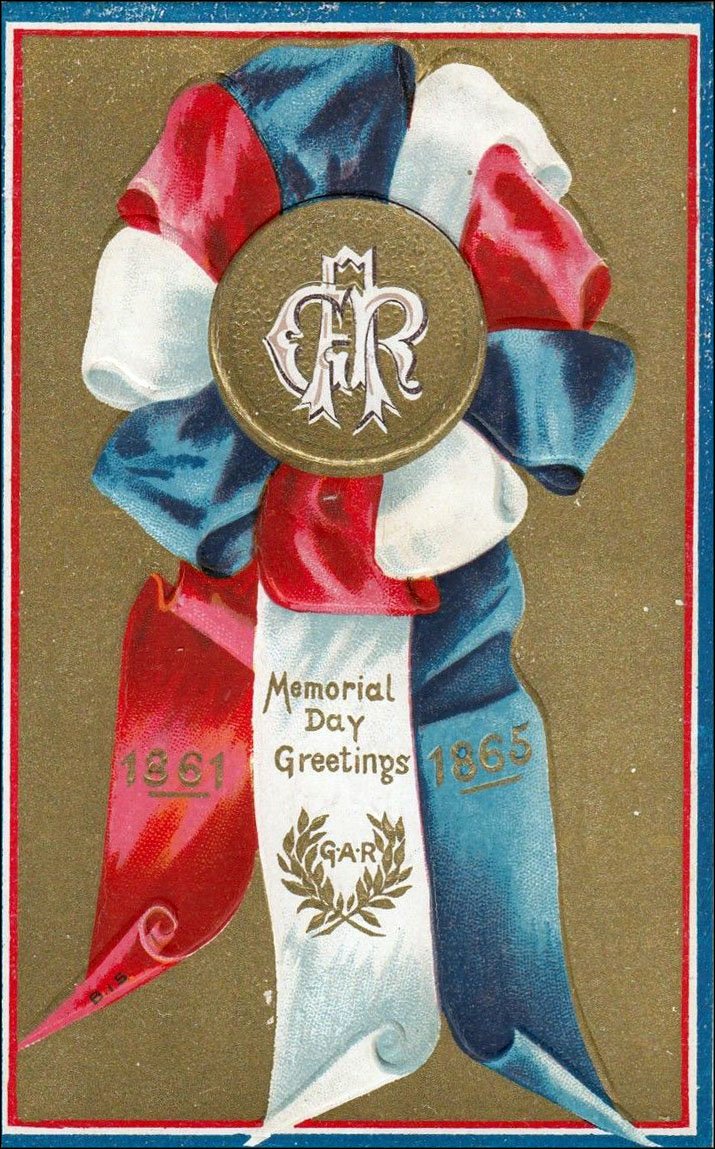 A Gallery of Antique Memorial Day Postcards – The Man in the Gray ...
